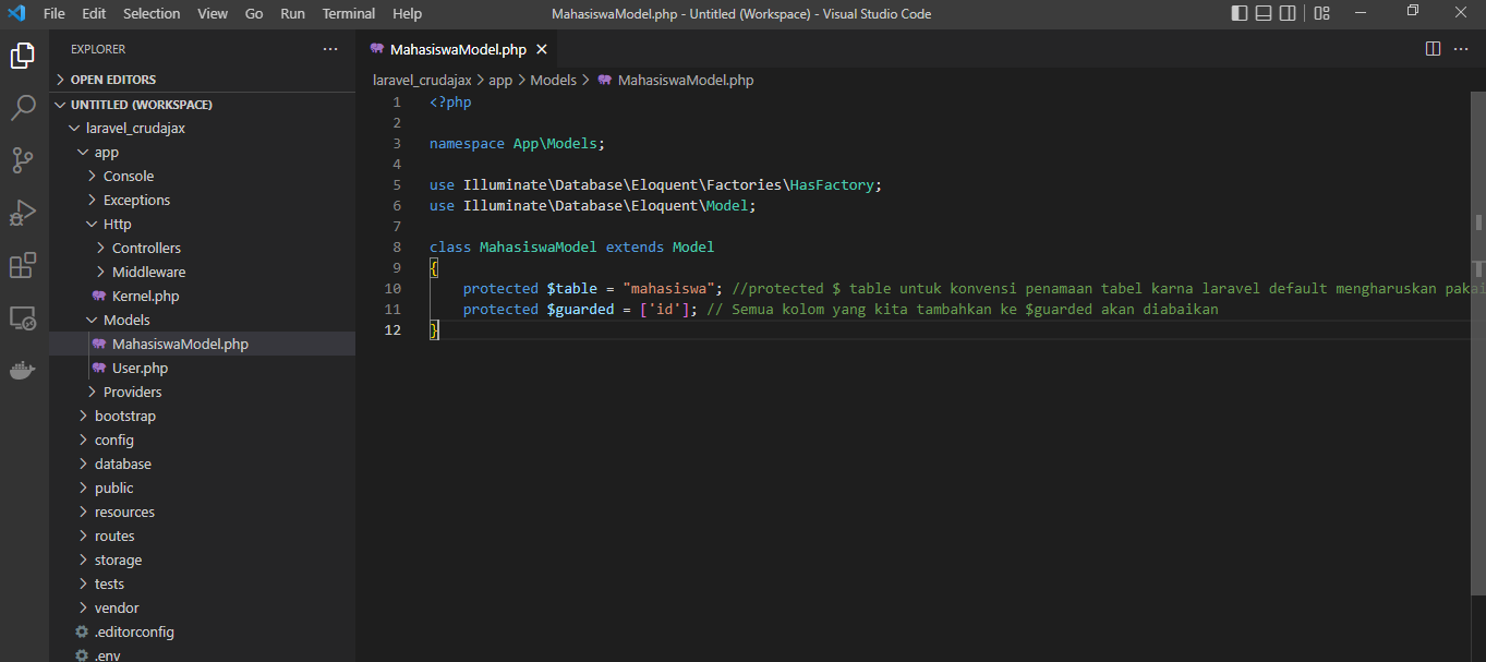 Membuat Crud Dengan Ajax Di Laravel 8 Zaiwebid
